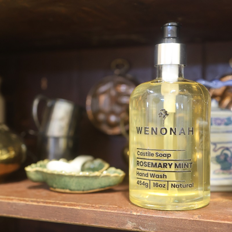 Rosemary Mint Hand Wash | Invigorating Castile | WENONAH